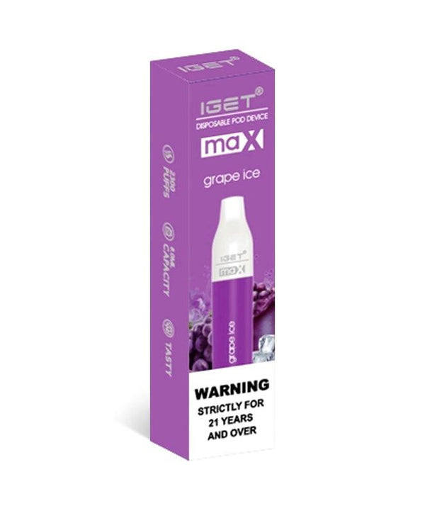 IGET MAX - Grape Ice - IGET Vapes